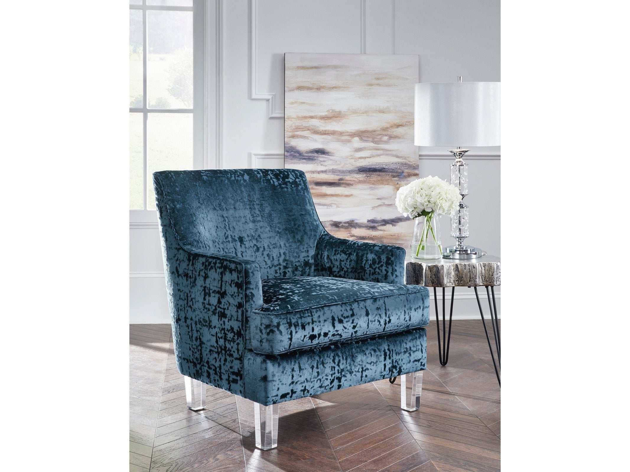 Gloriann Lagoon Accent Chair – Viva Home